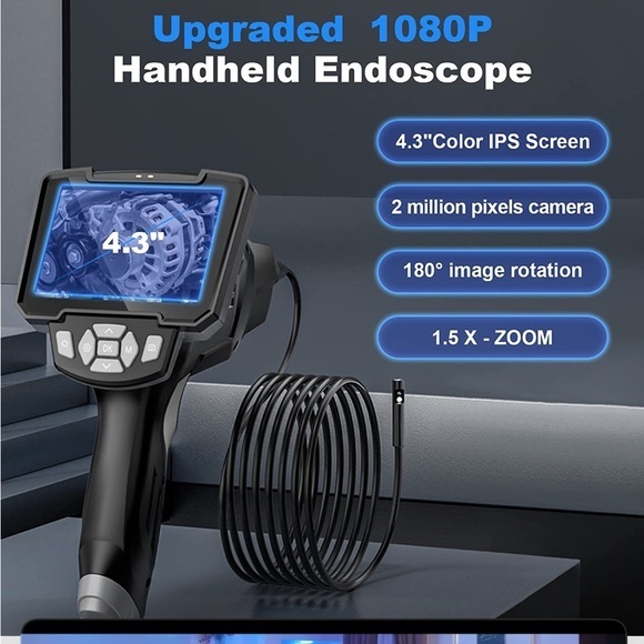 Amazon | Car Audio, Video & GPS | Dual Lens Borescope Digital ...